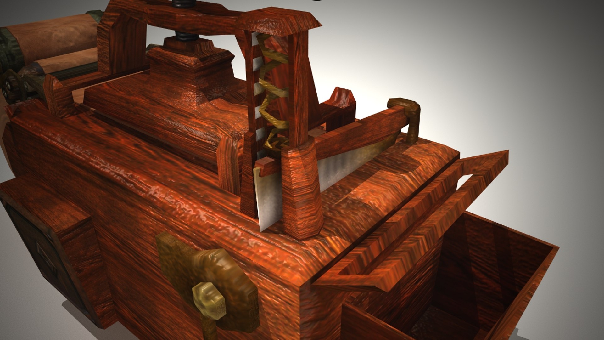3d Paper Press Model