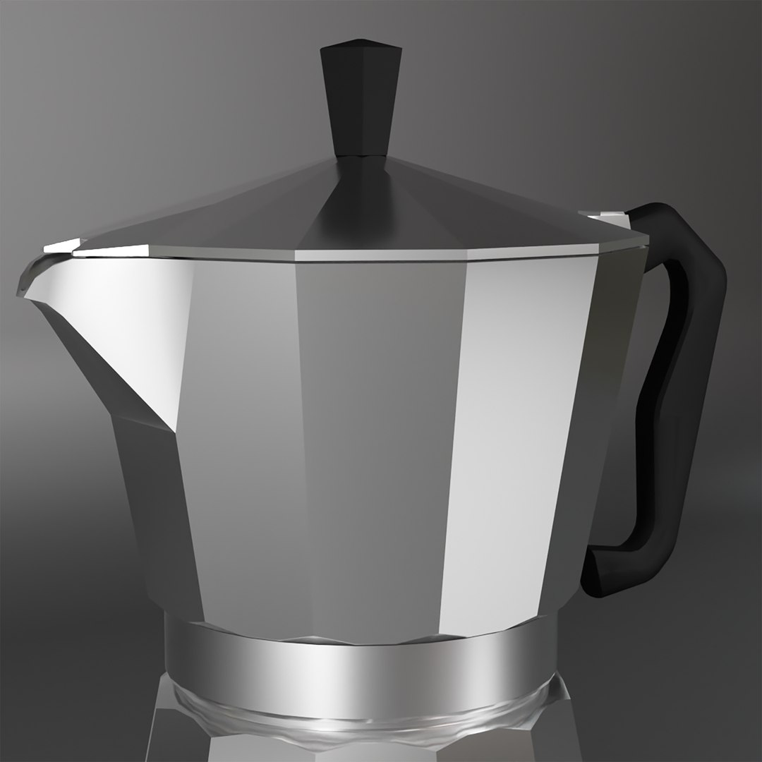 3D Moka Pot Espresso - TurboSquid 2059294
