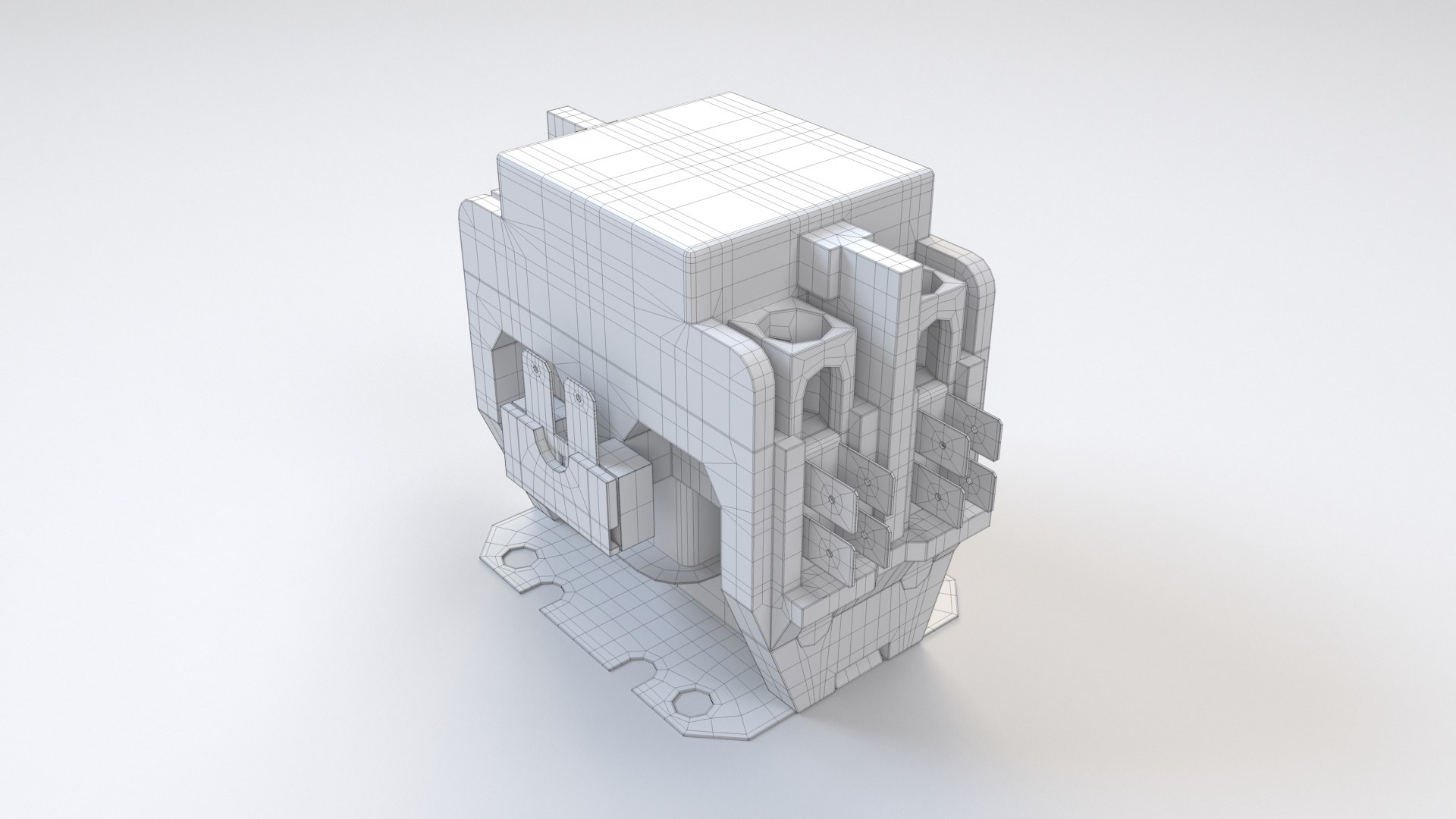 Contactors Electrical Circuit 3D - TurboSquid 1495897