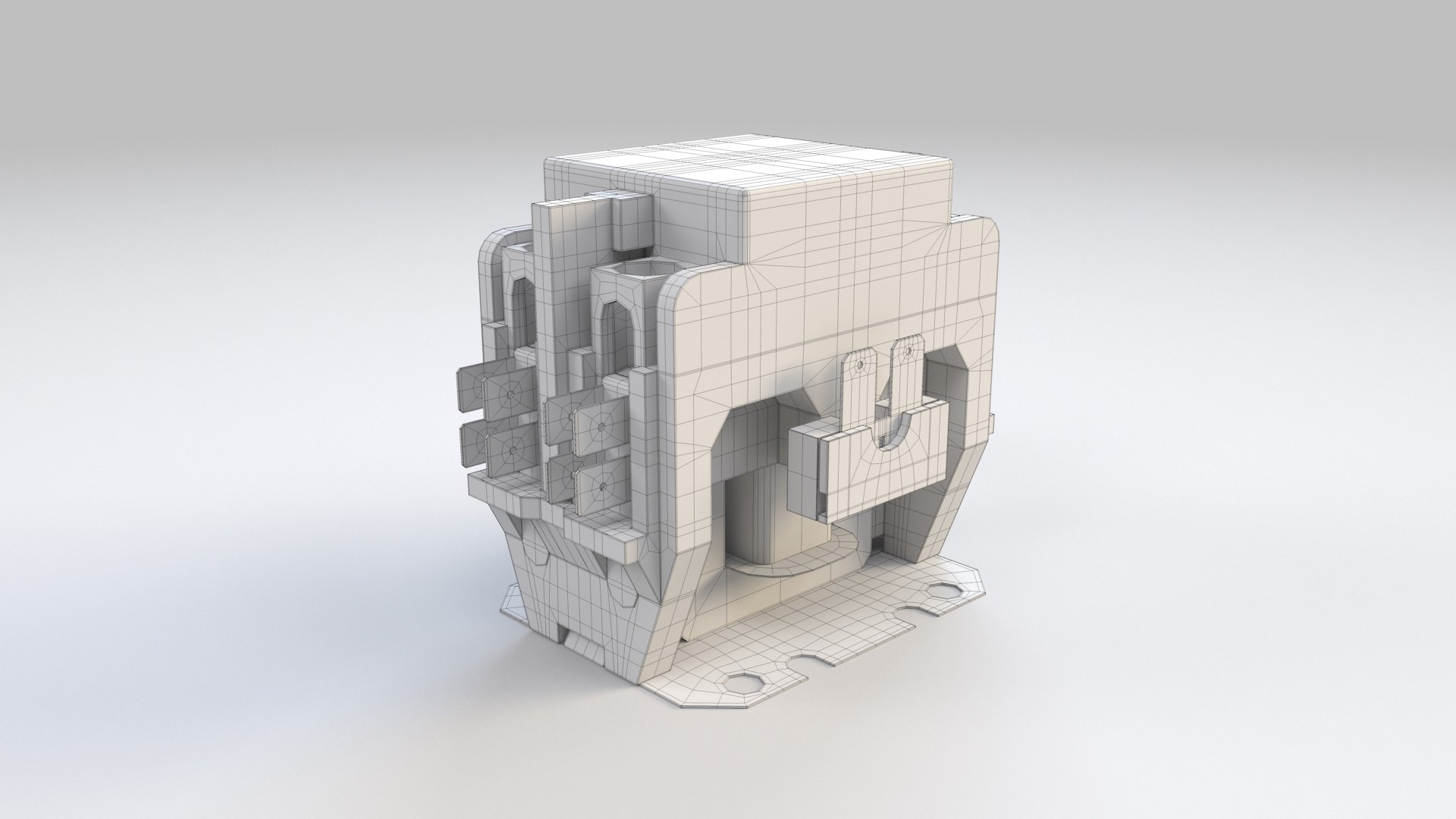 Contactors Electrical Circuit 3D - TurboSquid 1495897