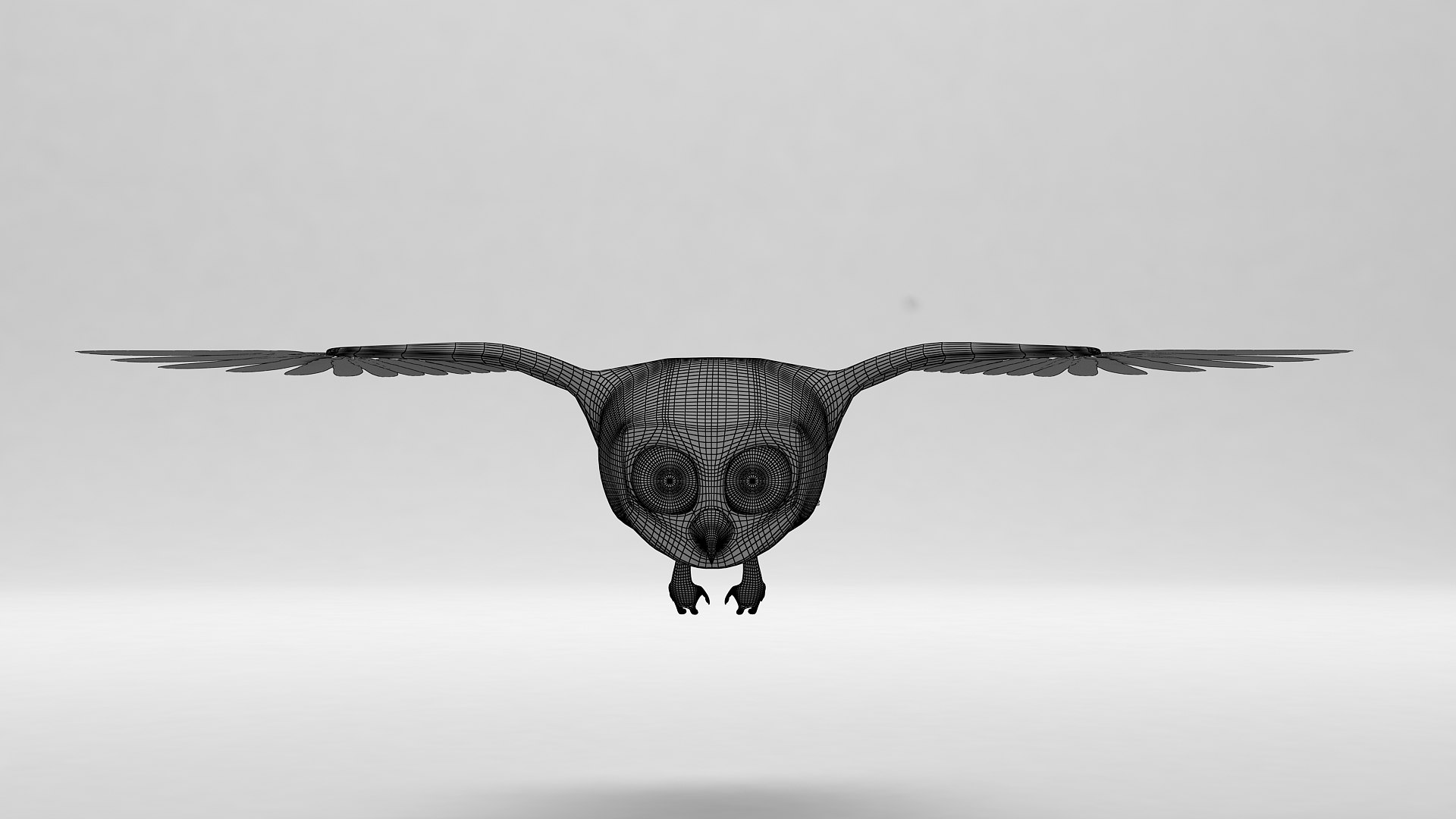 3D cartoon owl model - TurboSquid 1833553