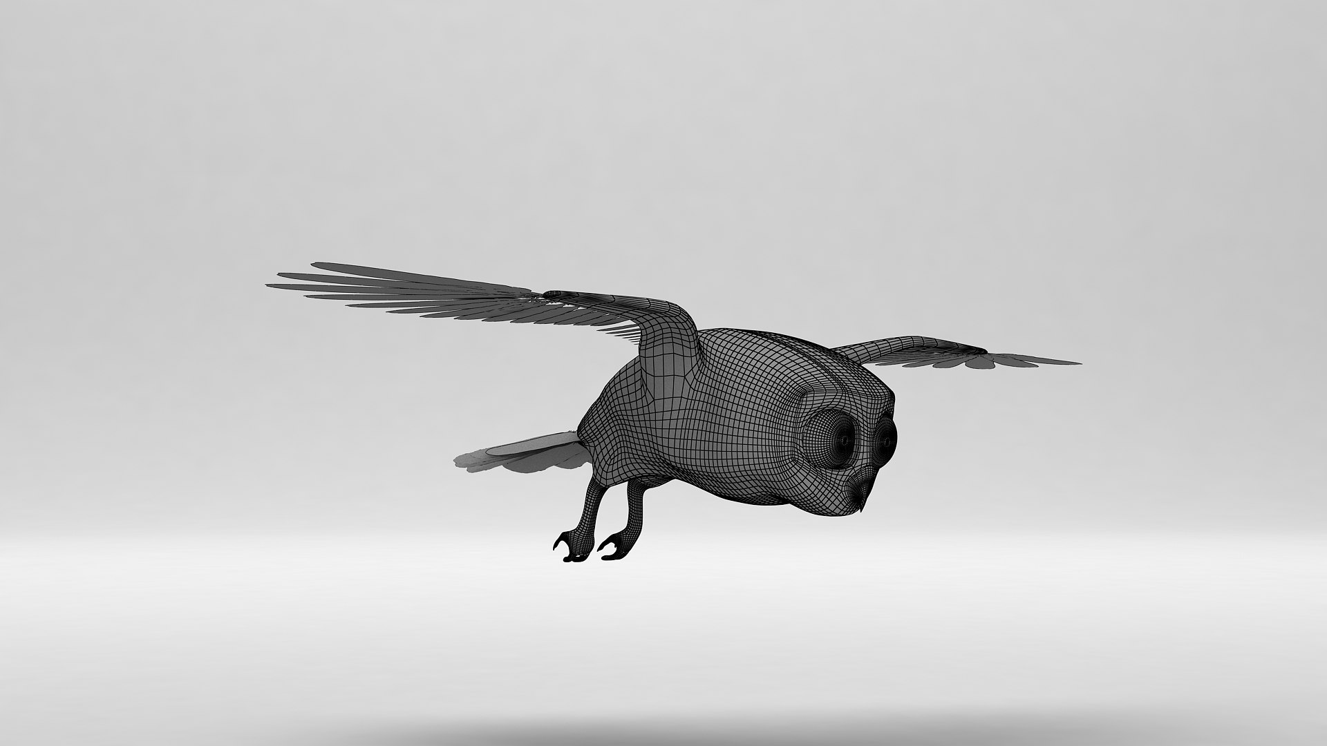 3D cartoon owl model - TurboSquid 1833553