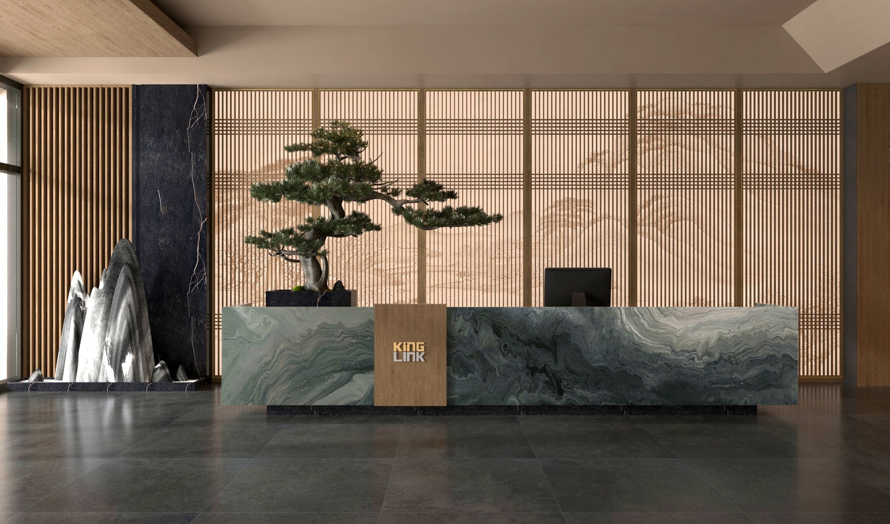 Reception Desk 3D - TurboSquid 2357664
