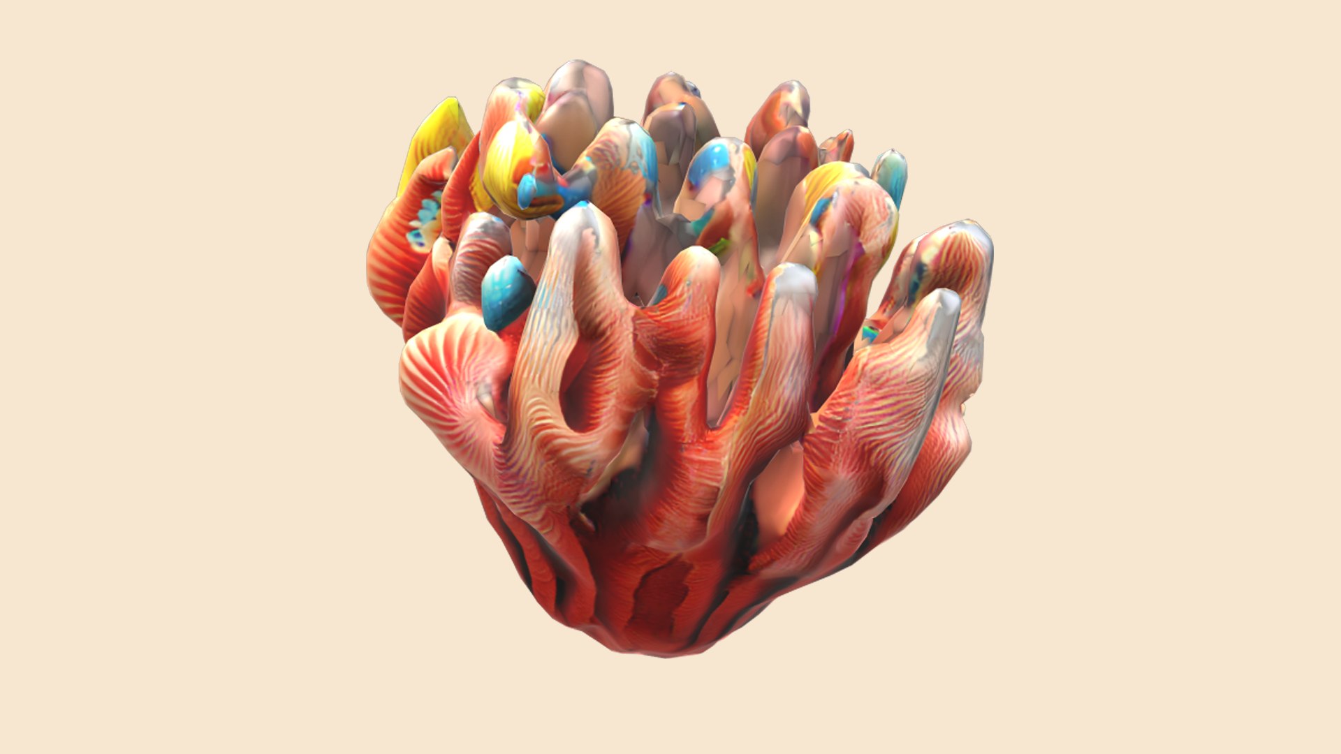 3D Coral Model - TurboSquid 2144341