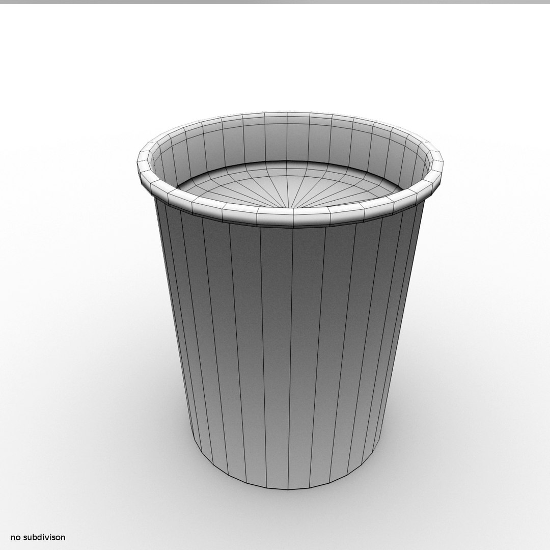 3d Paper Cup Coffee Beans Model