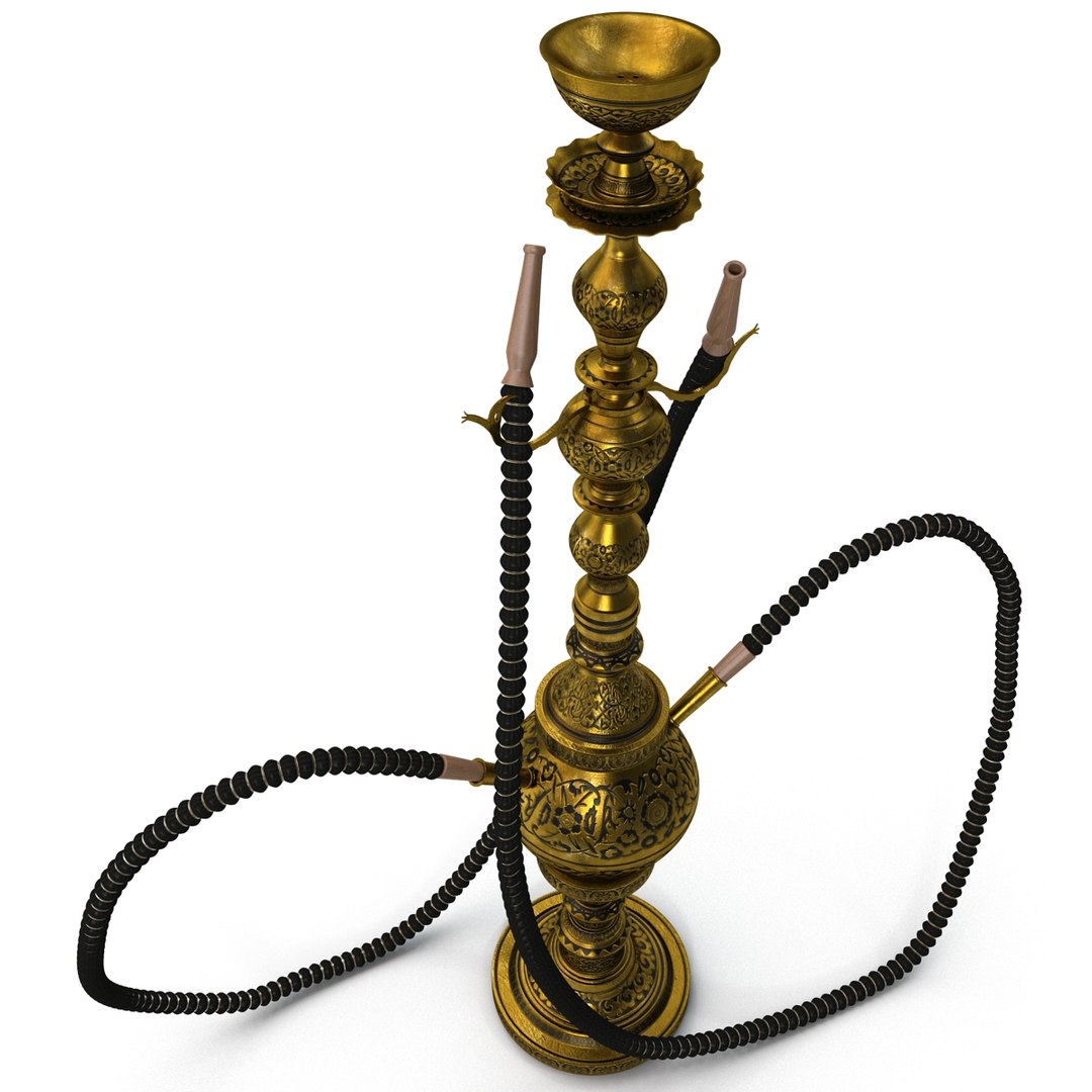 3d Model Vintage Hookah