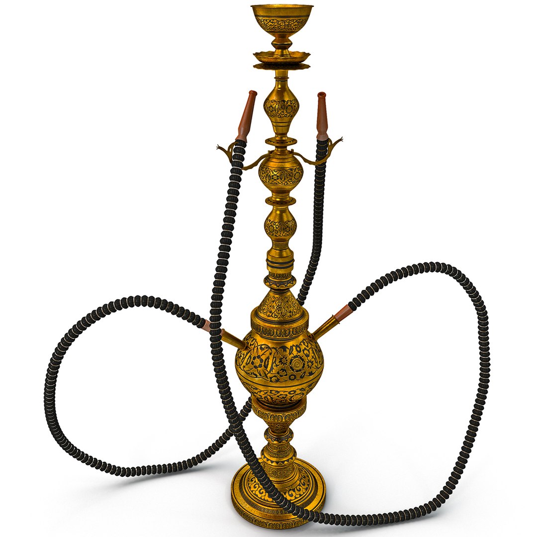 3d Model Vintage Hookah