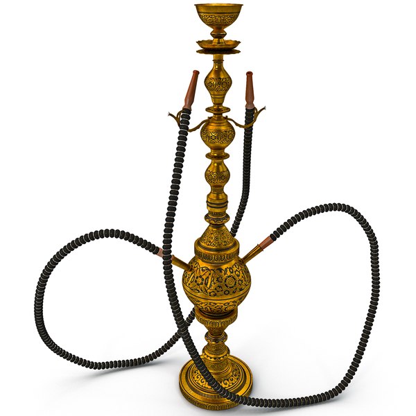 3d model vintage hookah