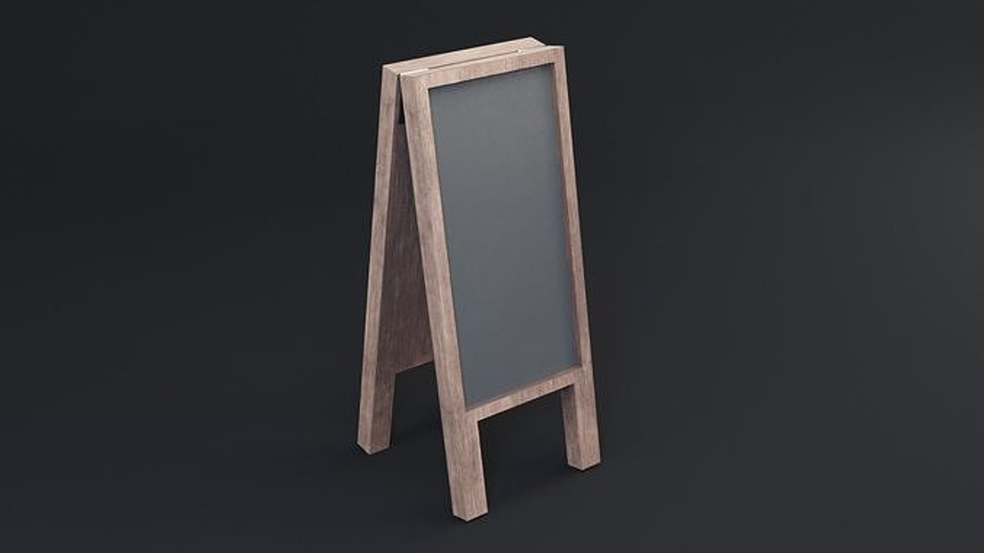 Blackboard Game Ready Low Poly PBR 3D Model 3D - TurboSquid 2182798