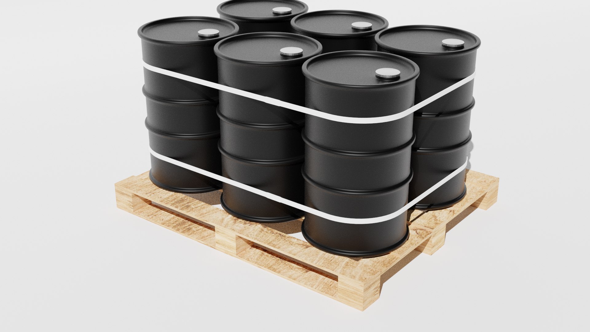 Barrel Pallet 3D Model - TurboSquid 1606154