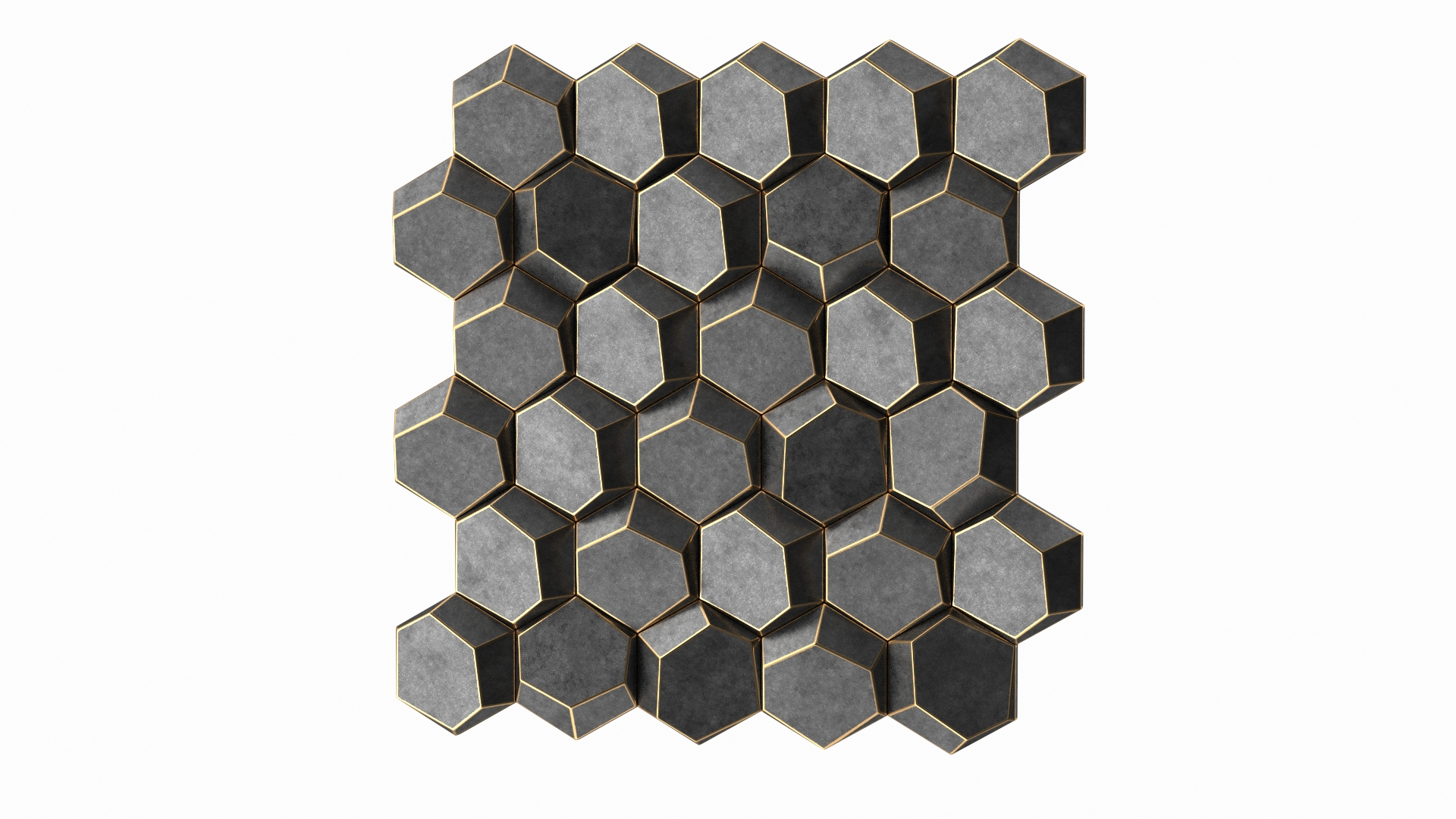 3D Wall Panel Octagon Metal 3D Model - TurboSquid 1907986