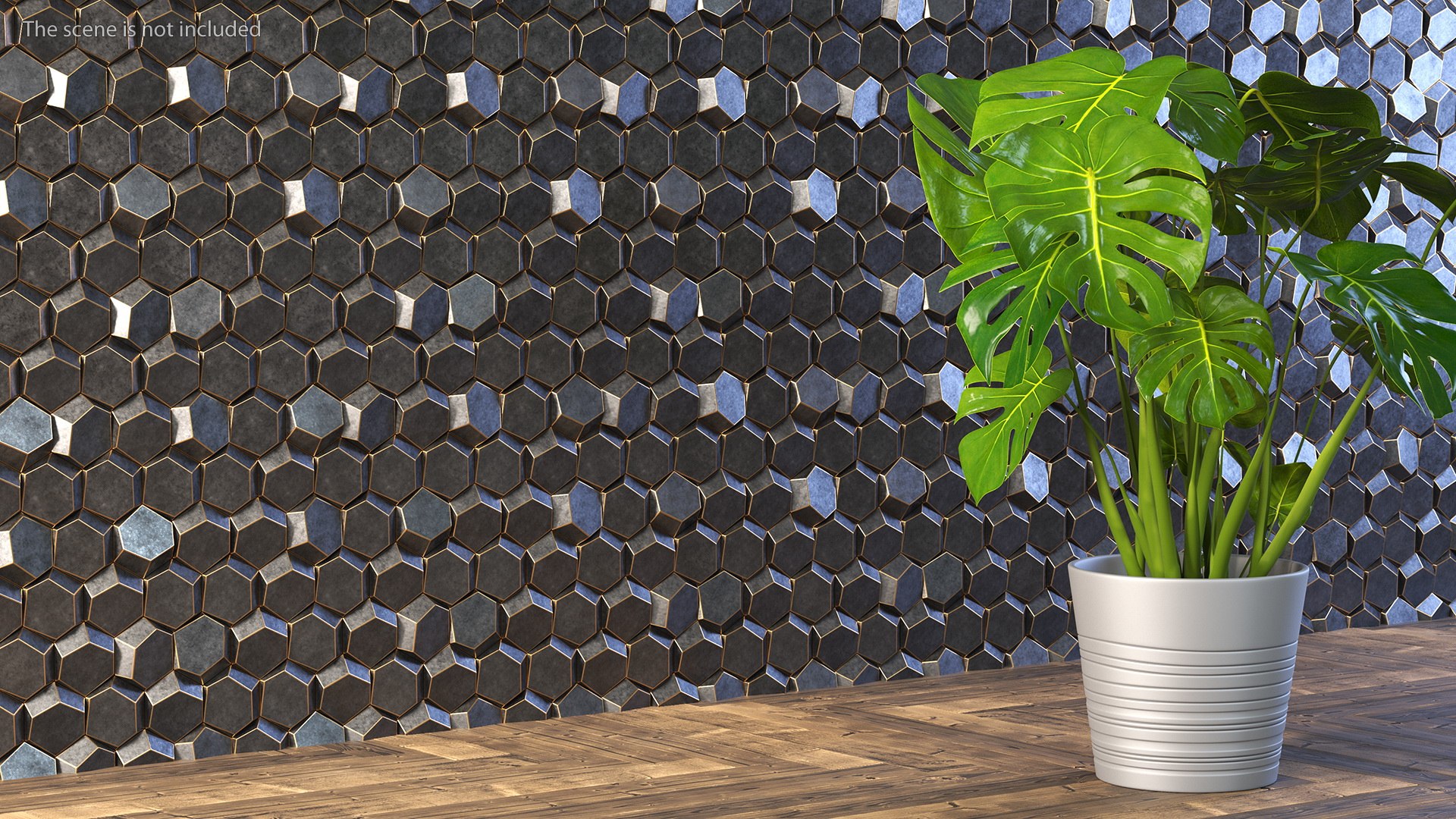 3D Wall Panel Octagon Metal 3D model - TurboSquid 1907986