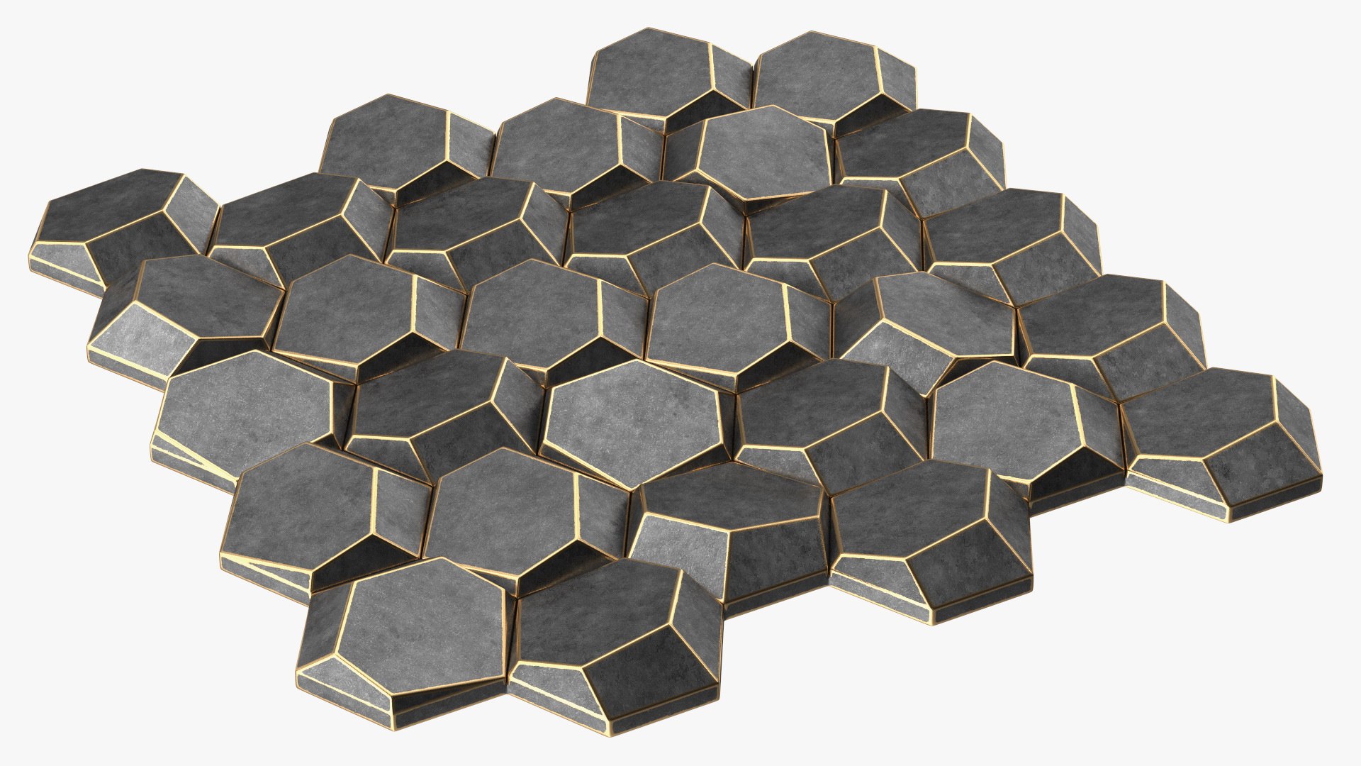 3D Wall Panel Octagon Metal 3D model - TurboSquid 1907986