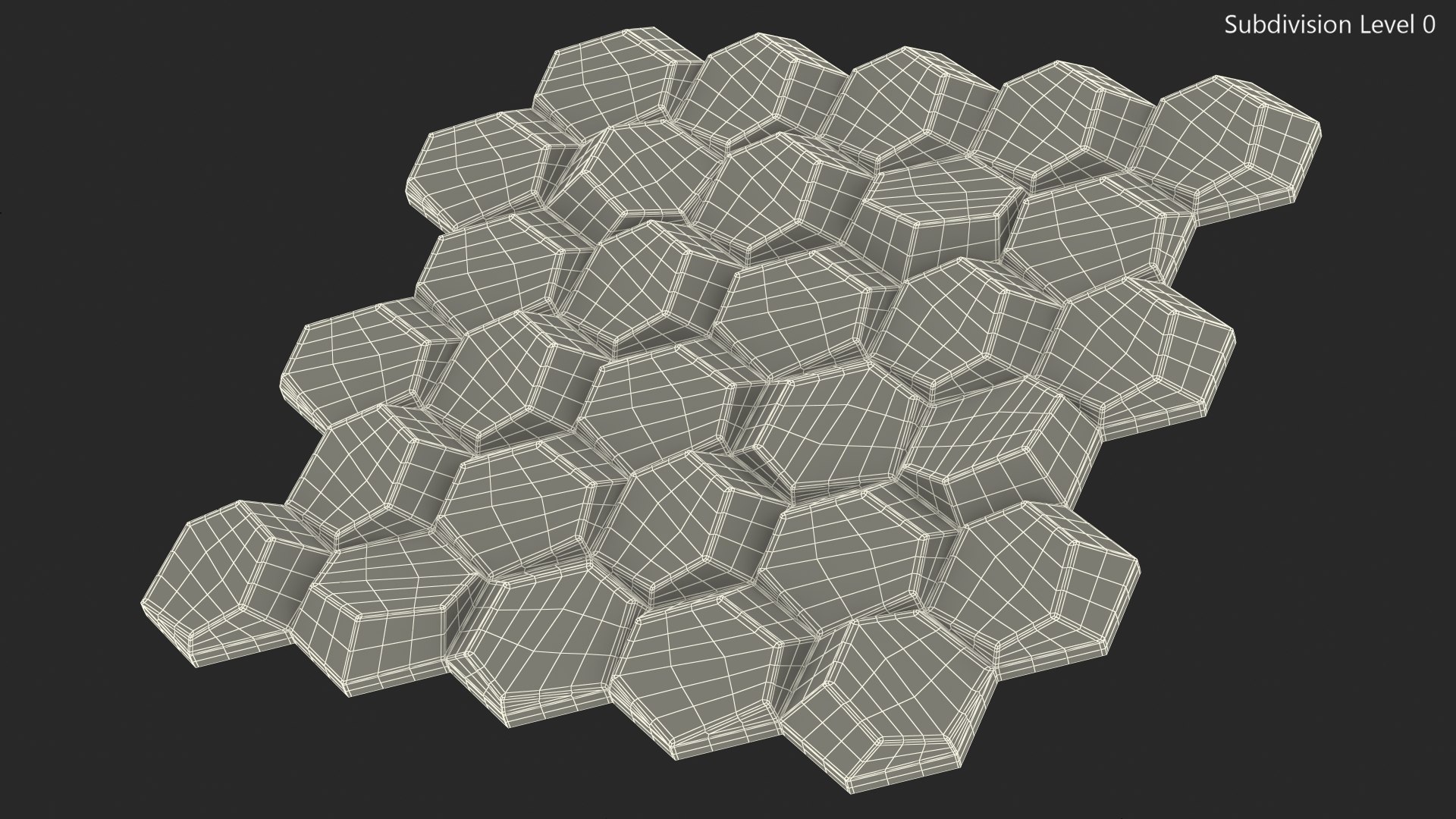 3D Wall Panel Octagon Metal 3D model - TurboSquid 1907986