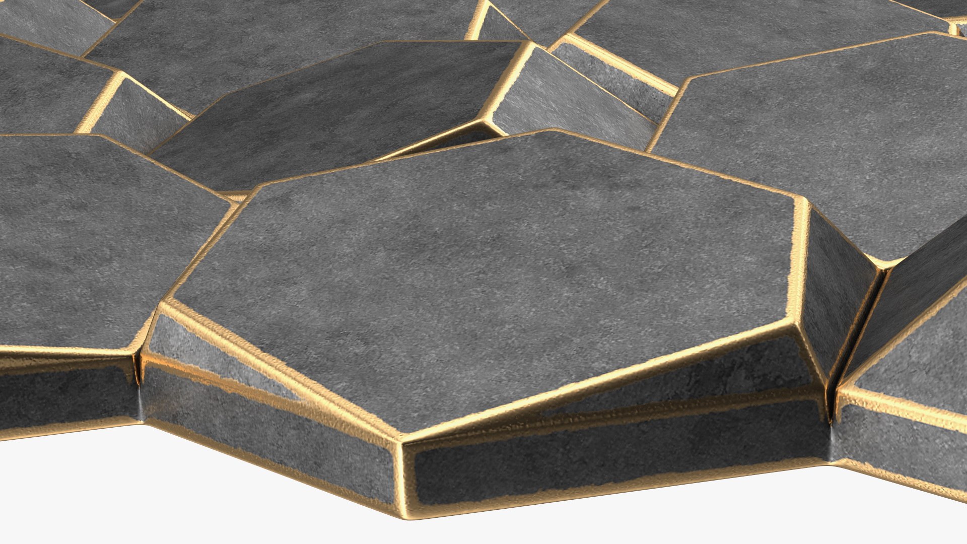 3D Wall Panel Octagon Metal 3D model - TurboSquid 1907986