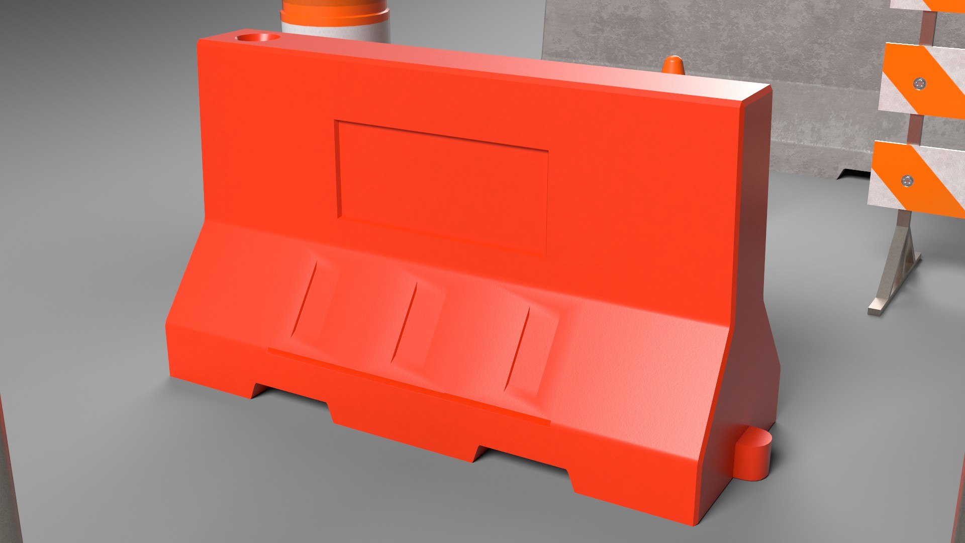 3D Traffic Props Urban - Lowpoly - TurboSquid 2400470