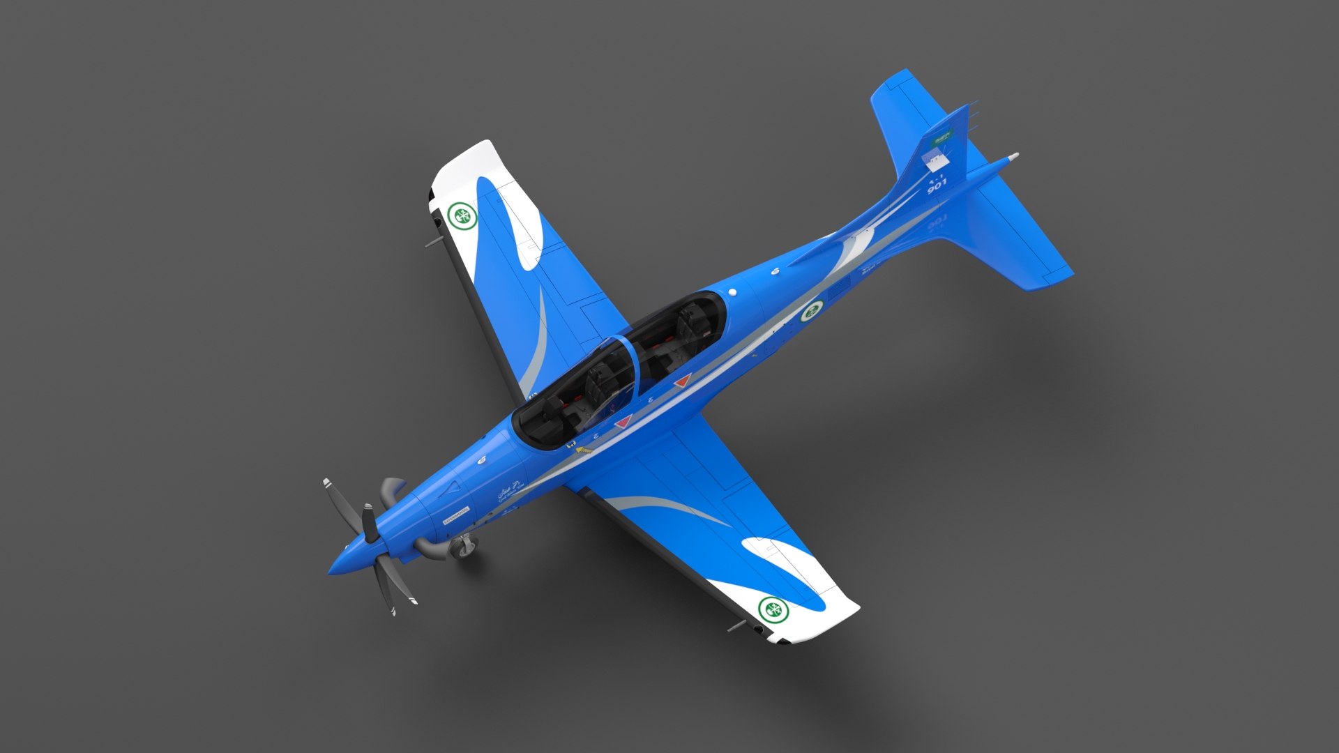 3d Pilatus Pc-21