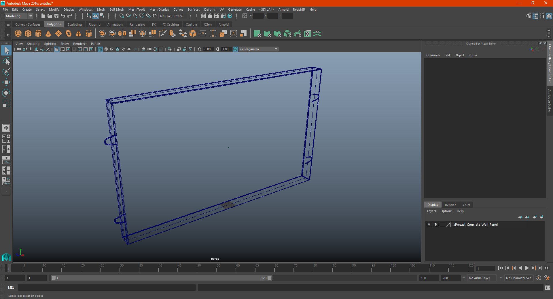 3D Precast Concrete Wall Panel - TurboSquid 1685716