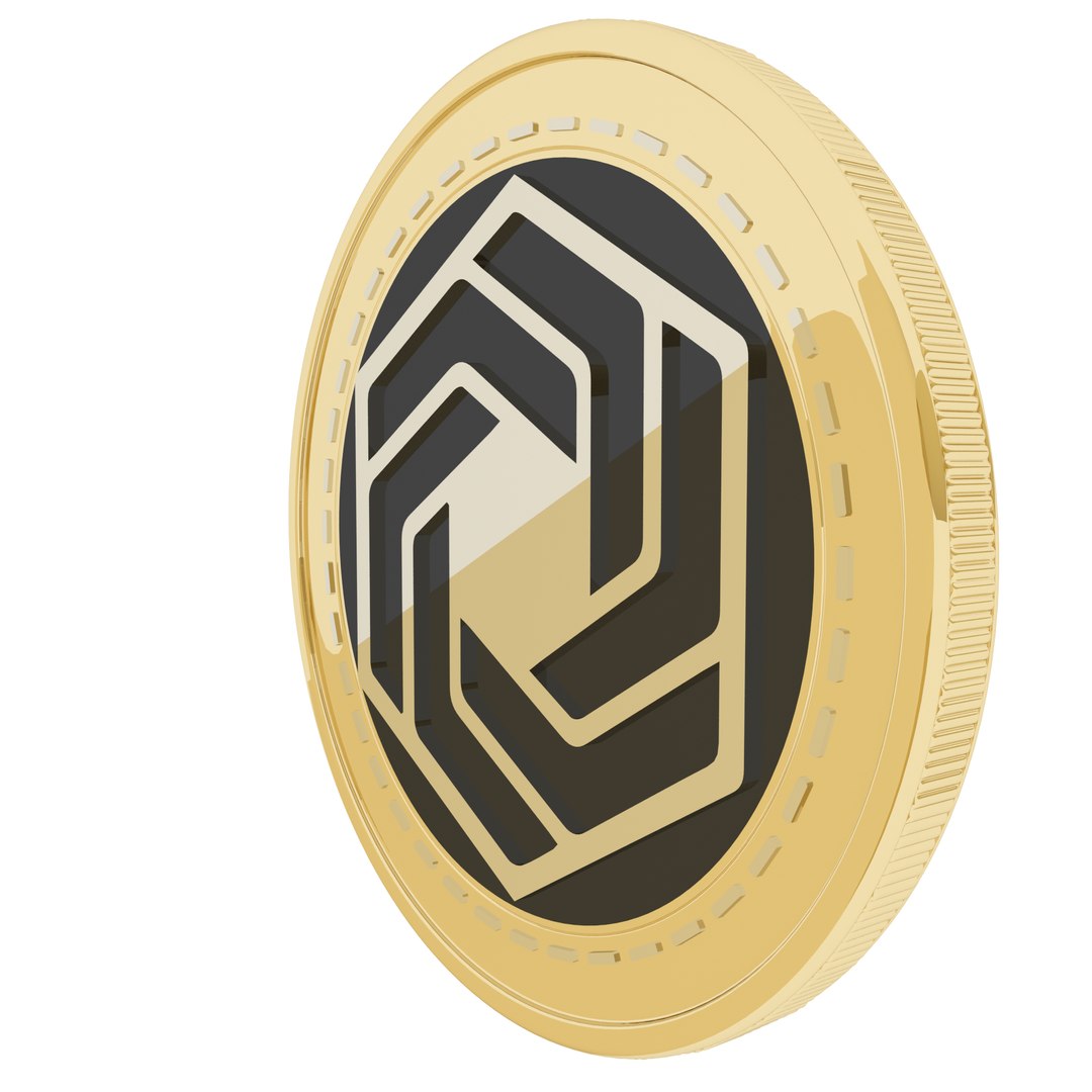 Hexx Cryptocurrency Gold Coin 3D - TurboSquid 1856753