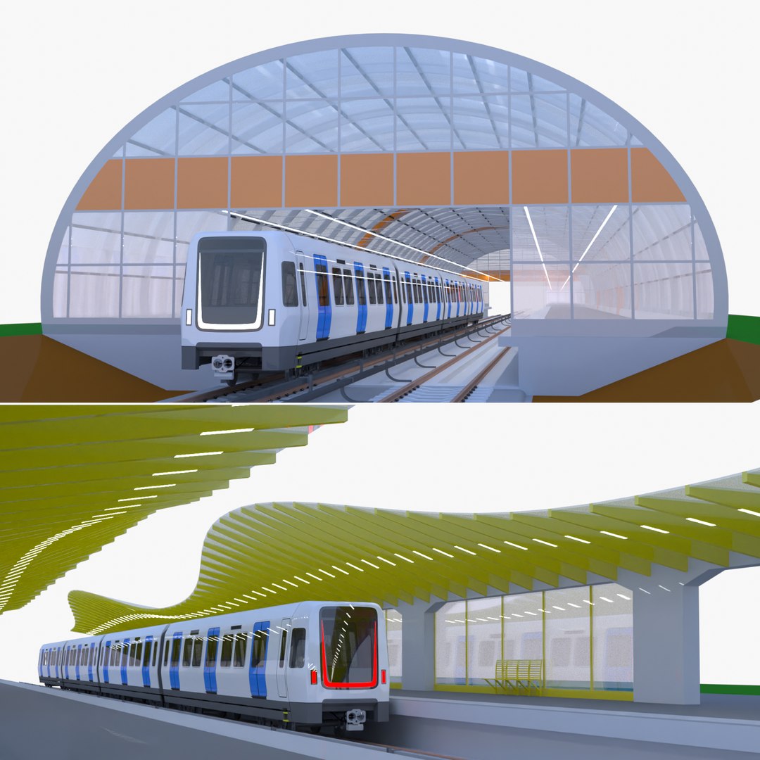 Stockholm Metro Stations Collection 3D - TurboSquid 2159487