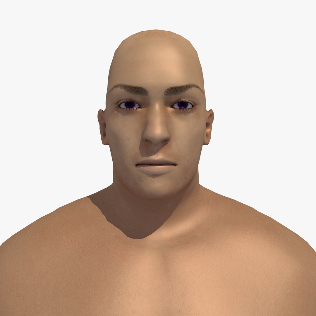 Realistically European Male Man 3d 3ds