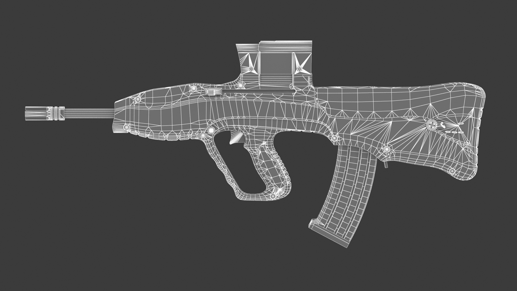 Vektor CR-21 Low Poly Realistisch 3D-Modell - TurboSquid 1902594