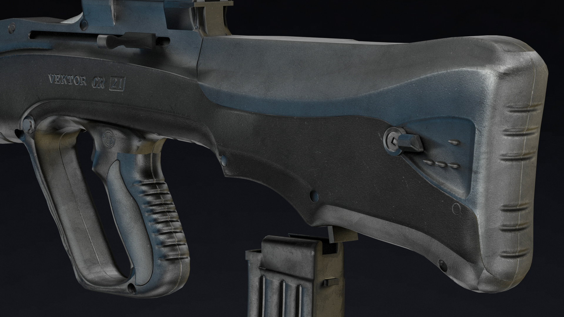 Vektor CR-21 Low Poly Realistisch 3D-Modell - TurboSquid 1902594