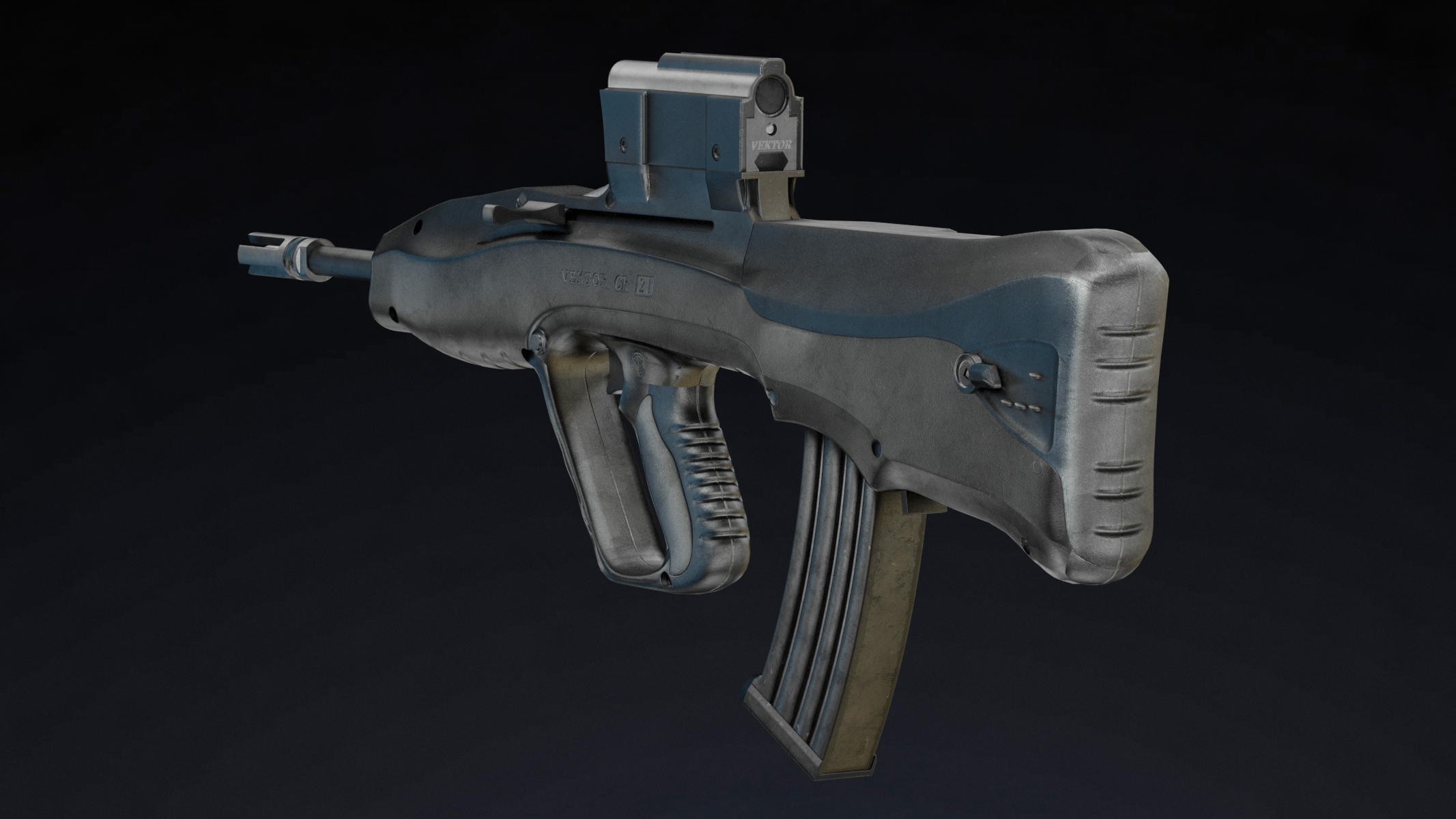 Vektor CR-21 Low Poly Realistisch 3D-Modell - TurboSquid 1902594