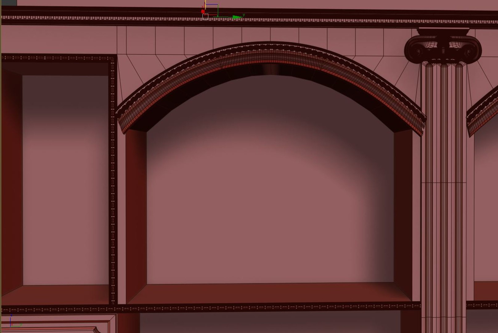 interior classic shop 3d model