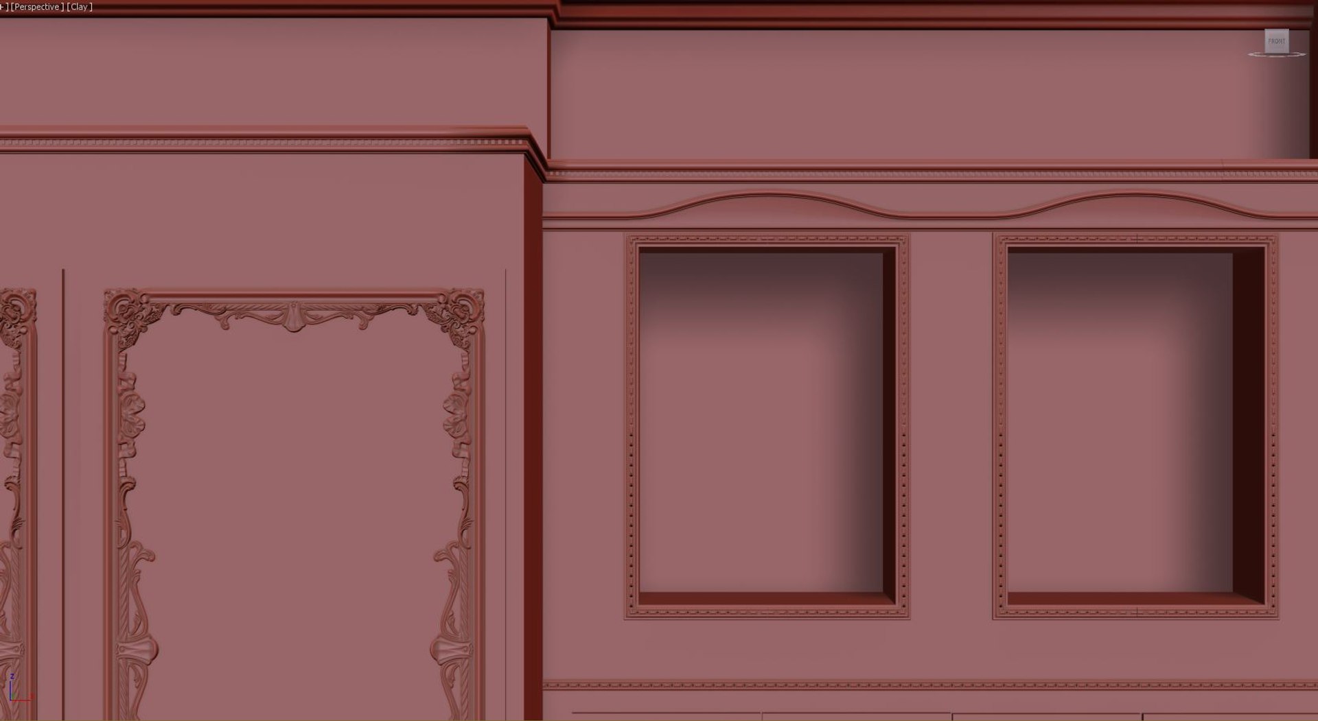 interior classic shop 3d model