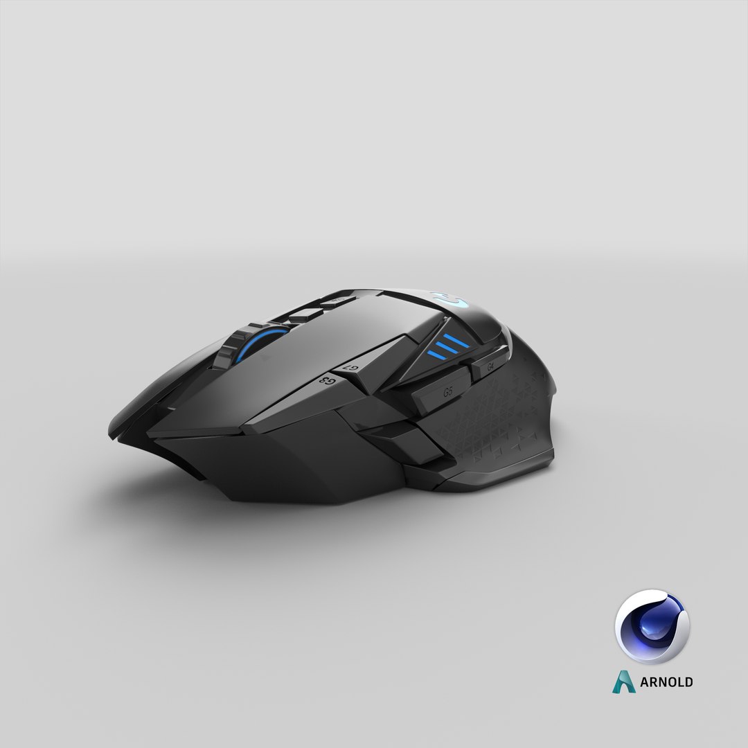 3D Model Detailed Logitech Computer Mouse - TurboSquid 2194461