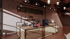 Free Blender Coffee-Shop Models | TurboSquid