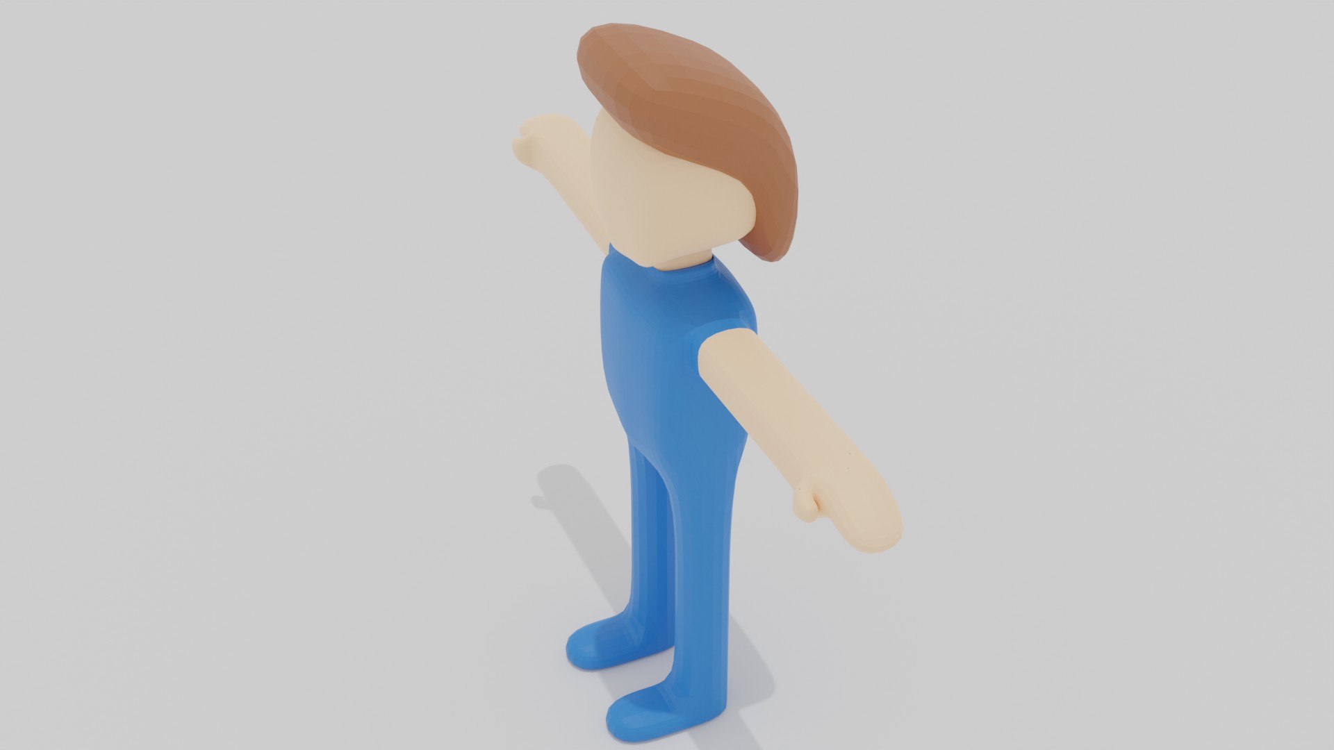 Free 3D Blender Simple Character - TurboSquid 1930024