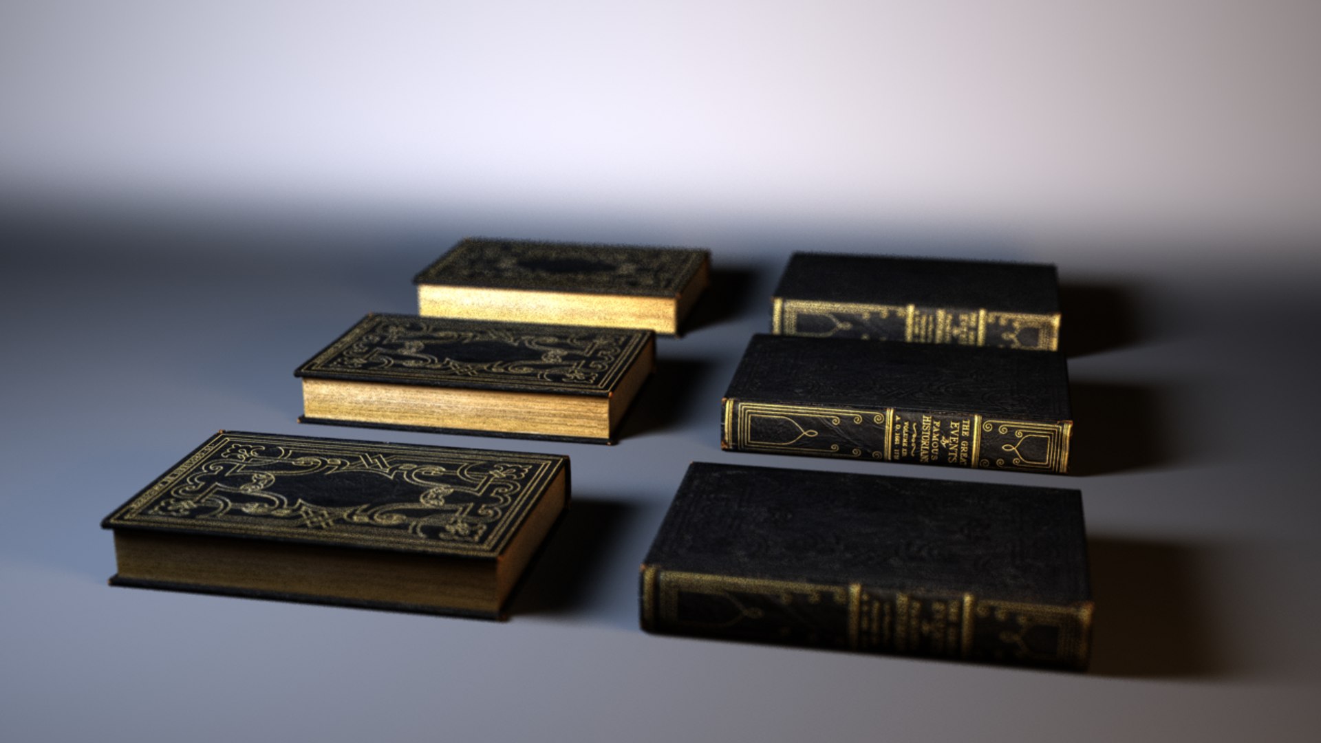 realistic old book ma