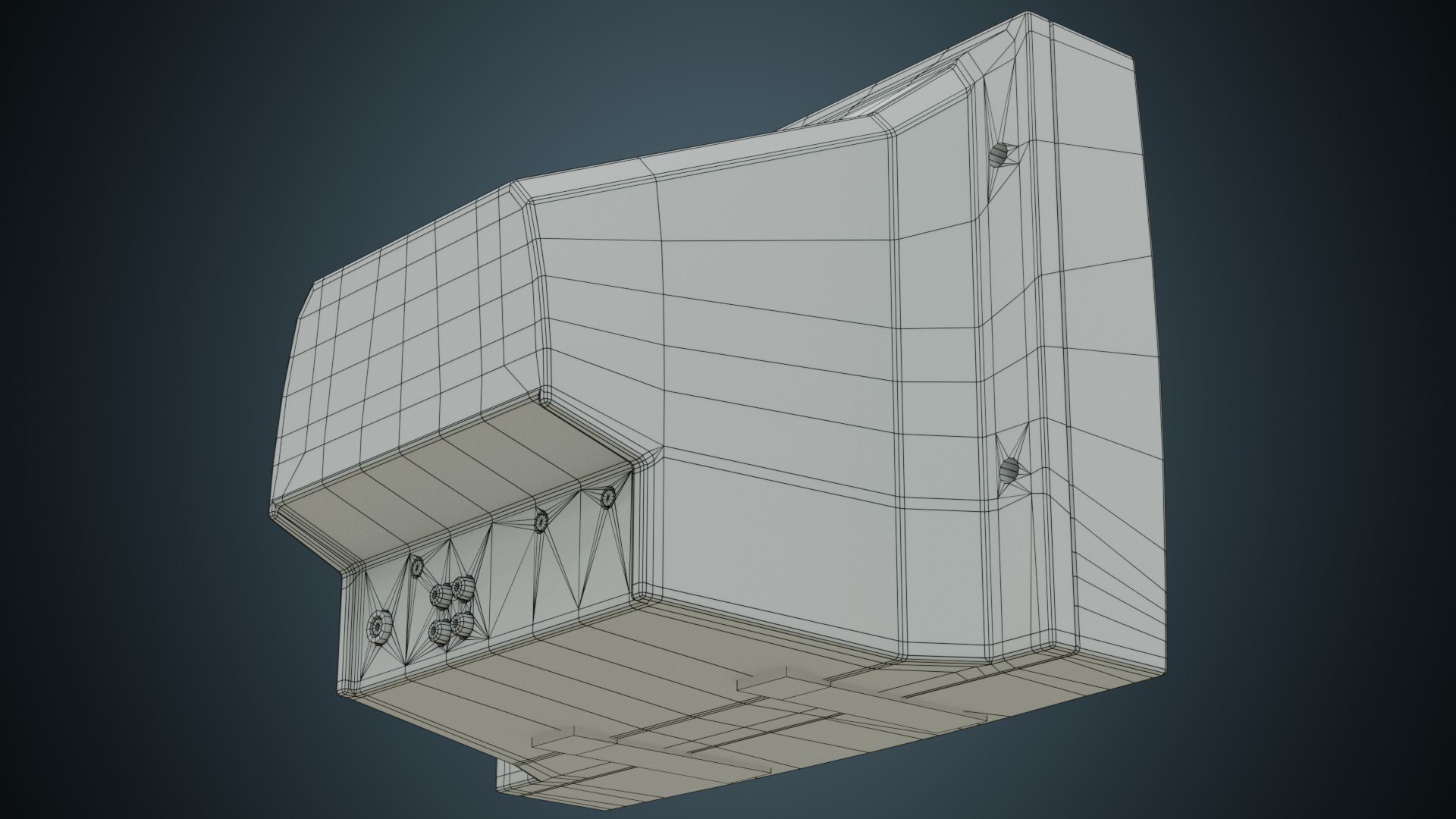 CRT Television 1A 3D - TurboSquid 2192939