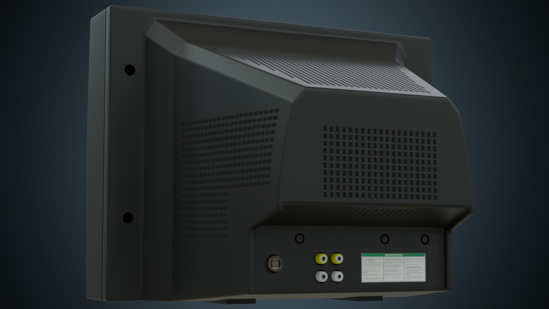 CRT Television 1A 3D - TurboSquid 2192939