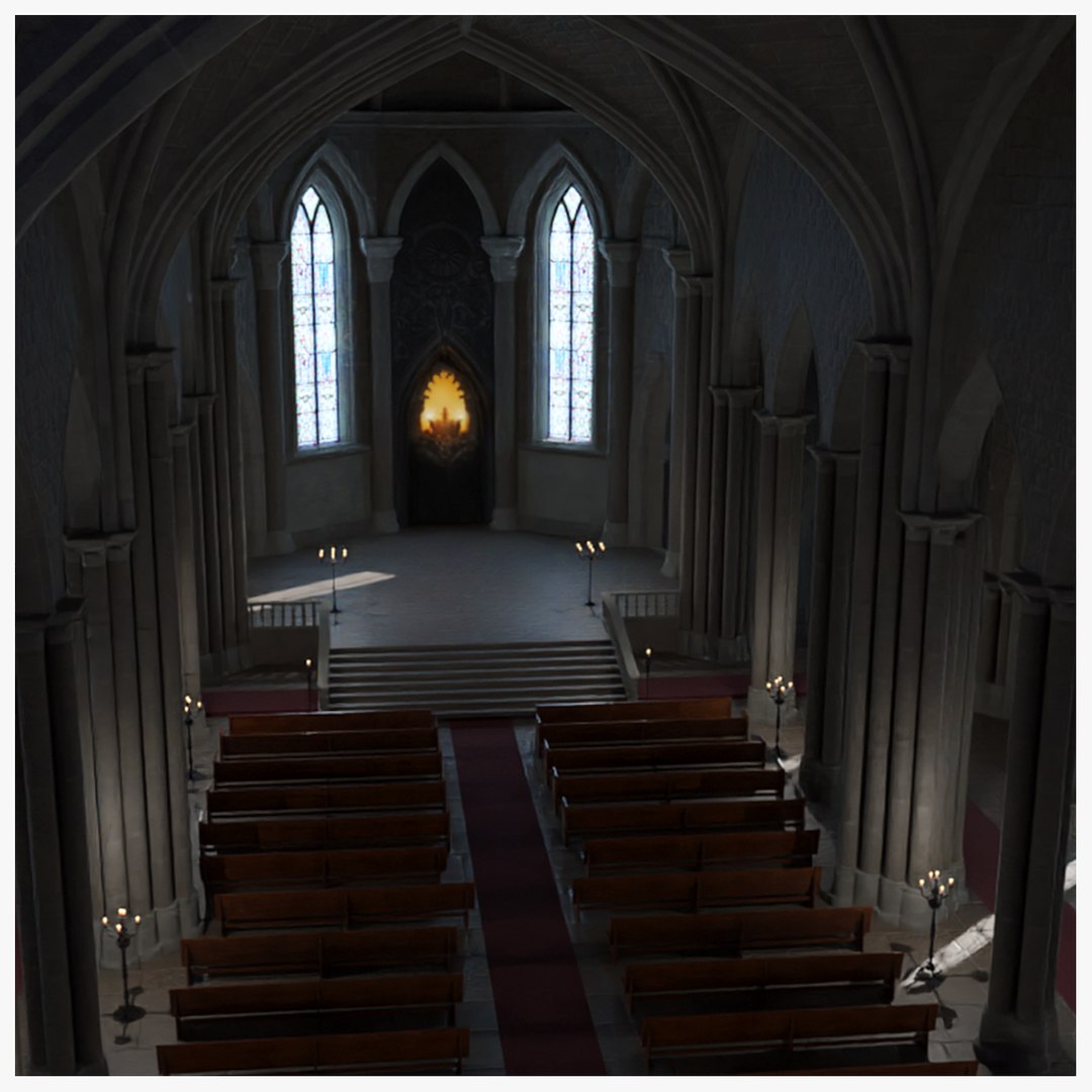 Church 3D Model - TurboSquid 2125150