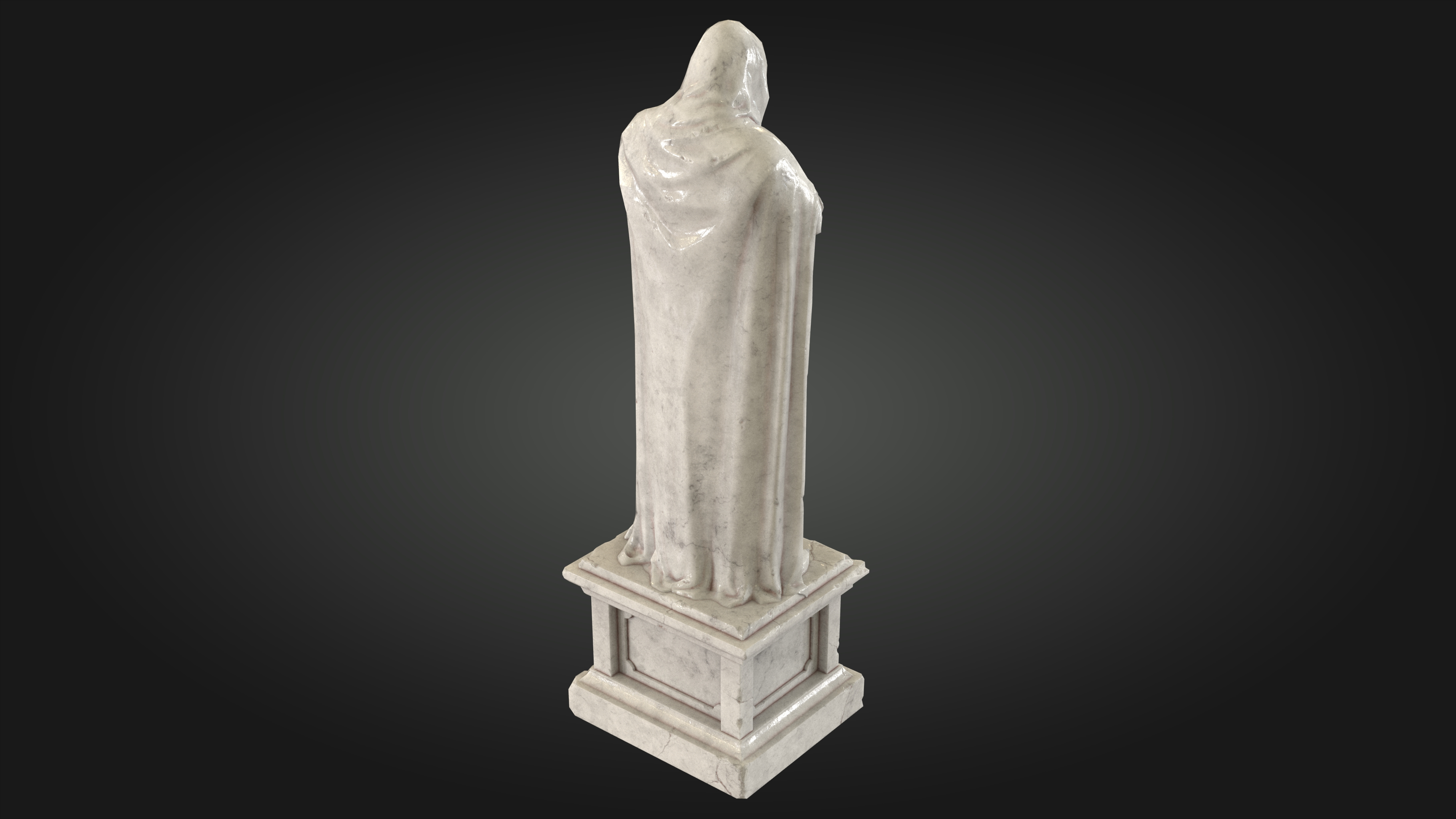 Ancient marble statue knight model - TurboSquid 1713254