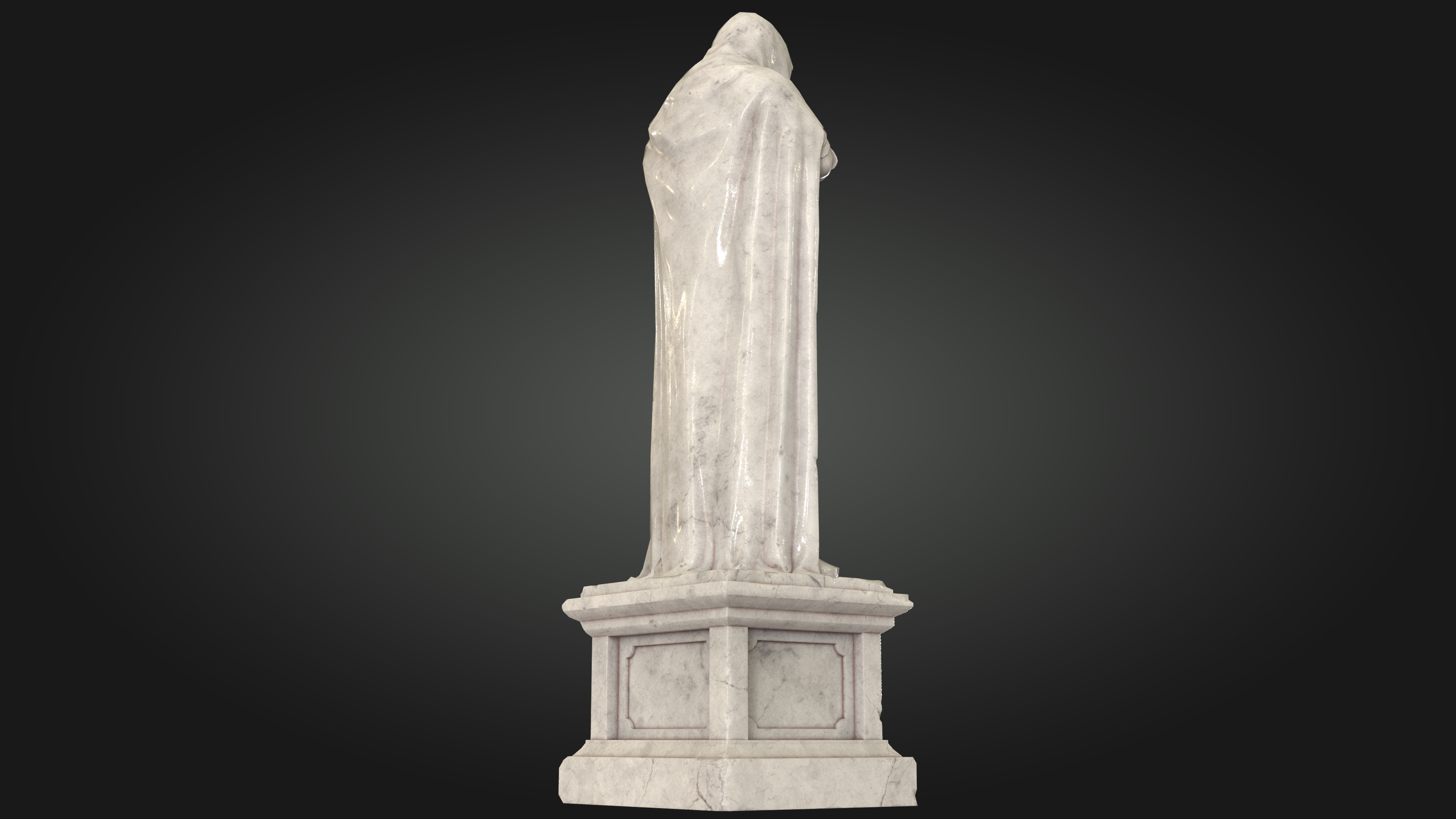 Ancient marble statue knight model - TurboSquid 1713254