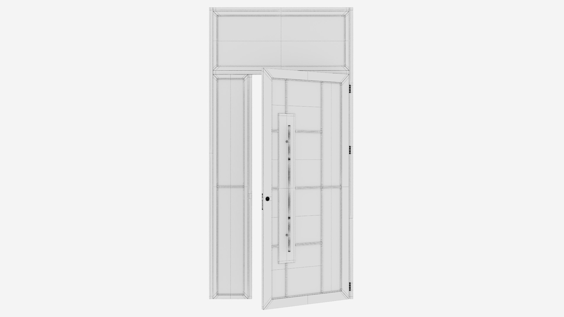 3D Model Aluminium Door 271 - TurboSquid 2050348