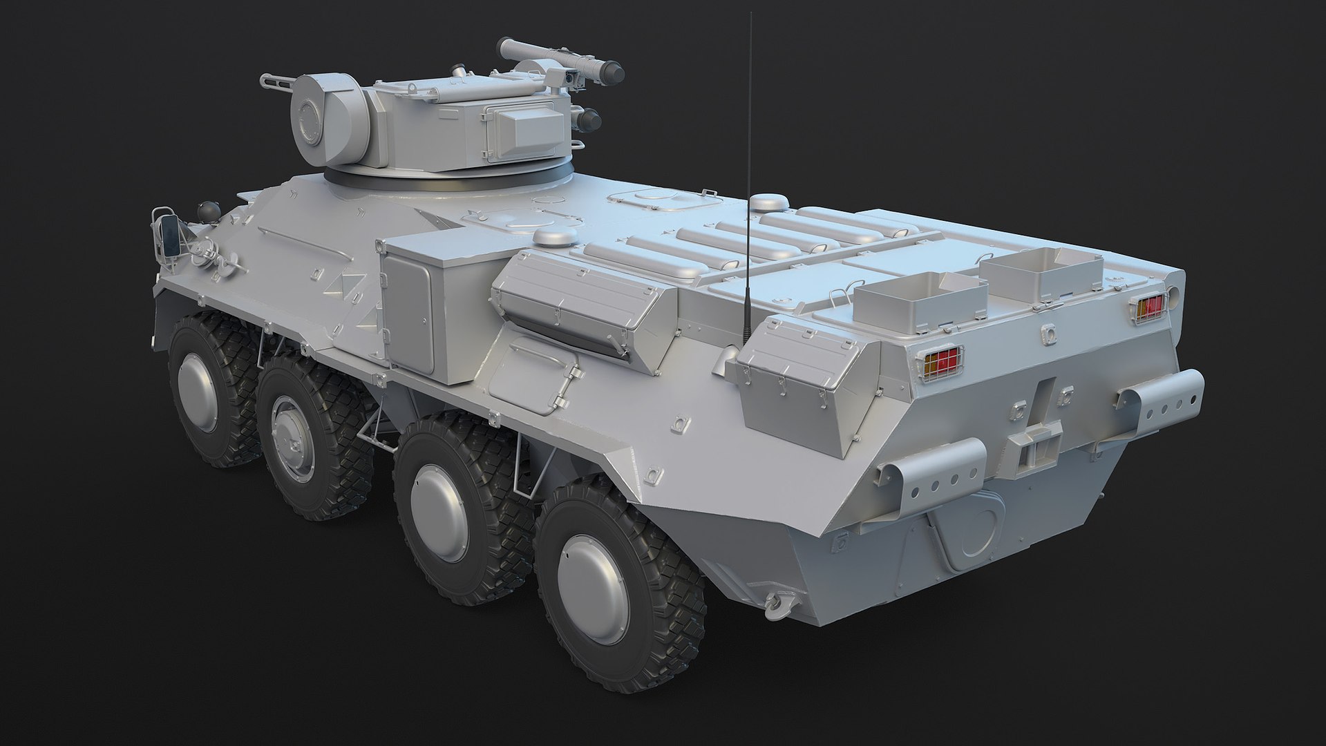 BTR-3 Ukranian APC High-Poly 3D Model - TurboSquid 2032654