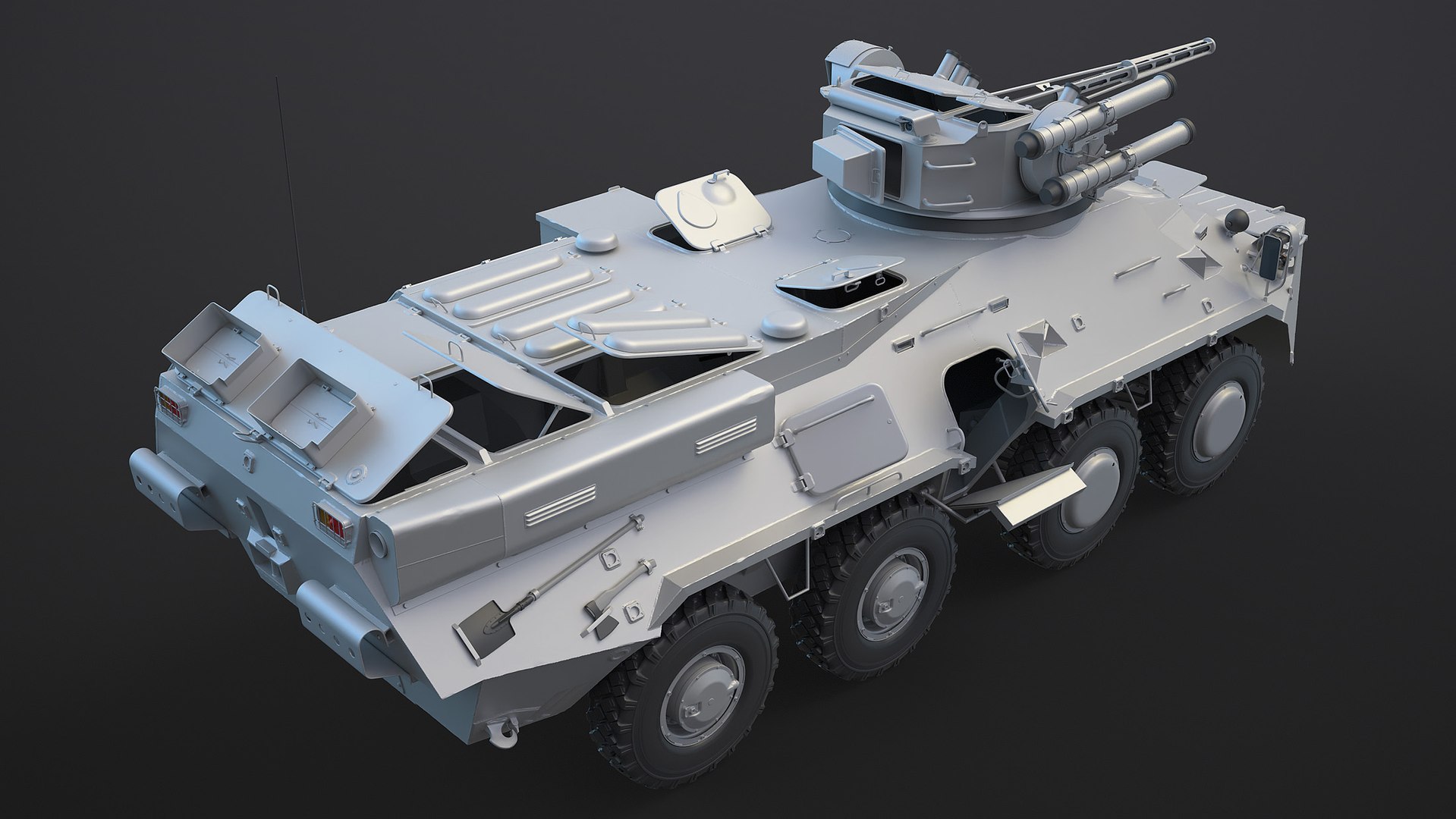 BTR-3 Ukranian APC High-Poly 3D Model - TurboSquid 2032654