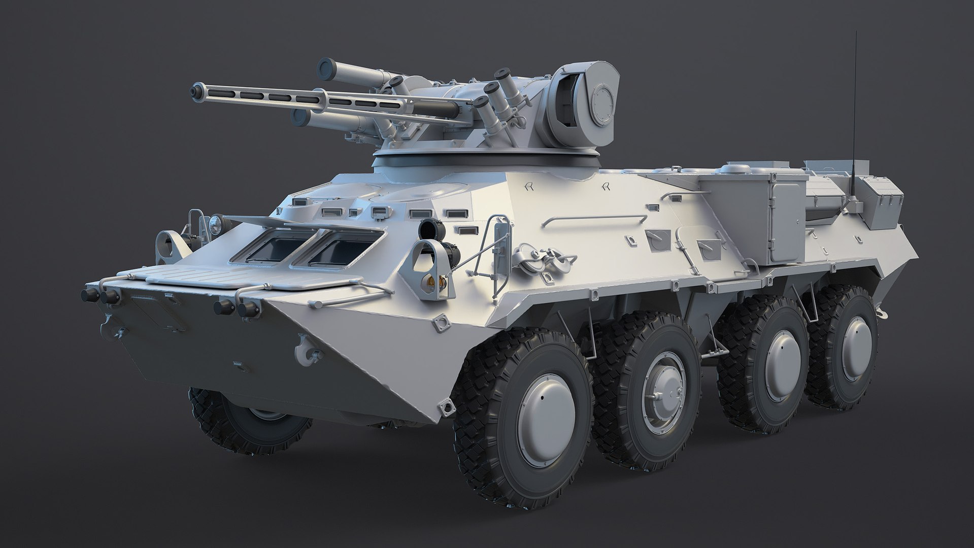 BTR-3 Ukranian APC High-Poly 3D Model - TurboSquid 2032654