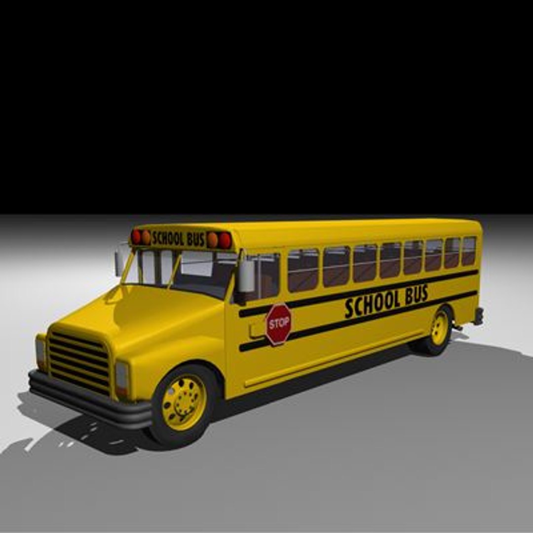3d Model Schoolbus School Bus