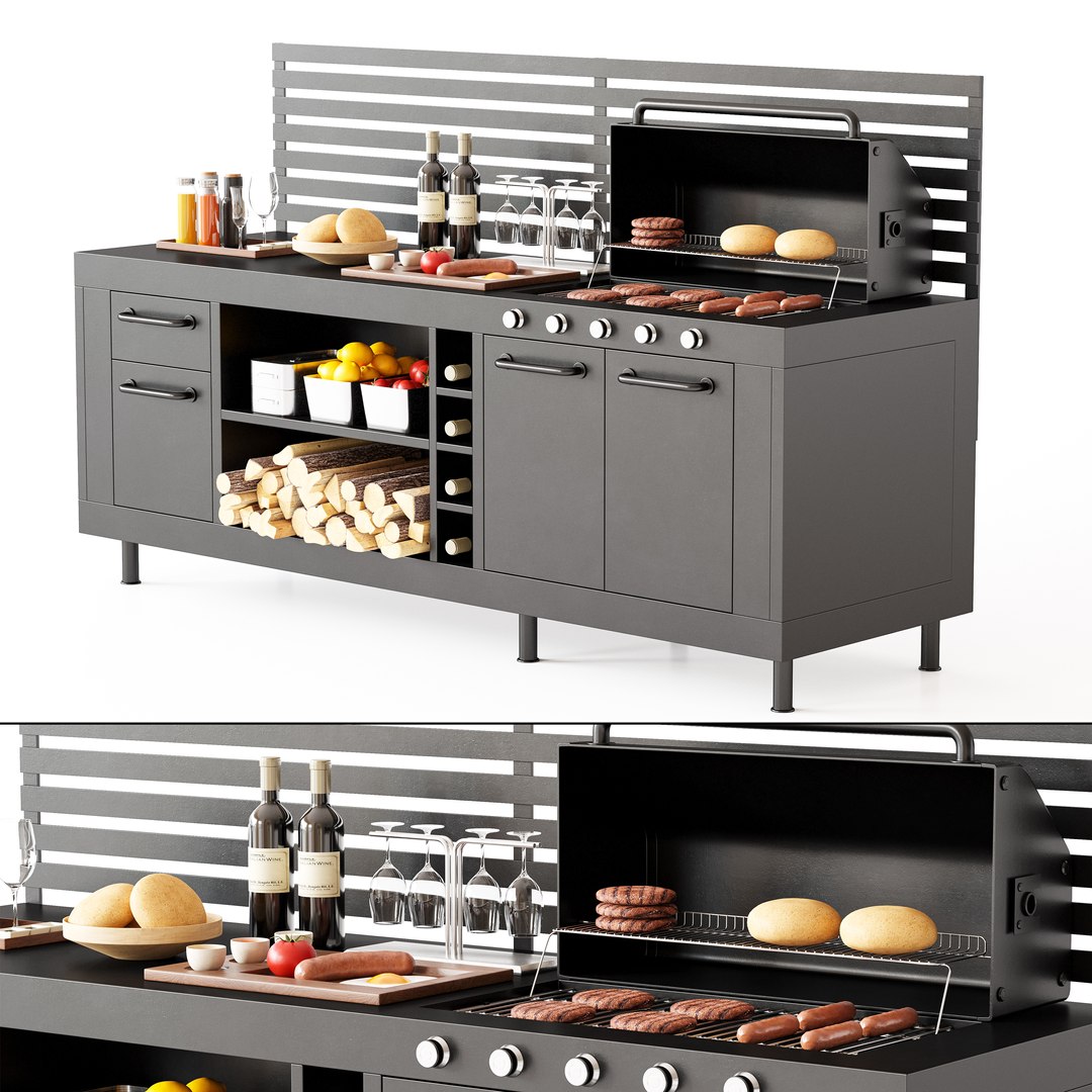 3D Barbecue 51 - TurboSquid 2175541