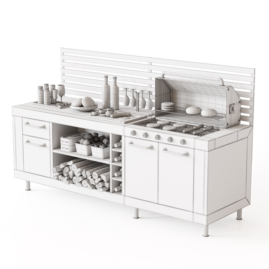 3D Barbecue 51 - TurboSquid 2175541