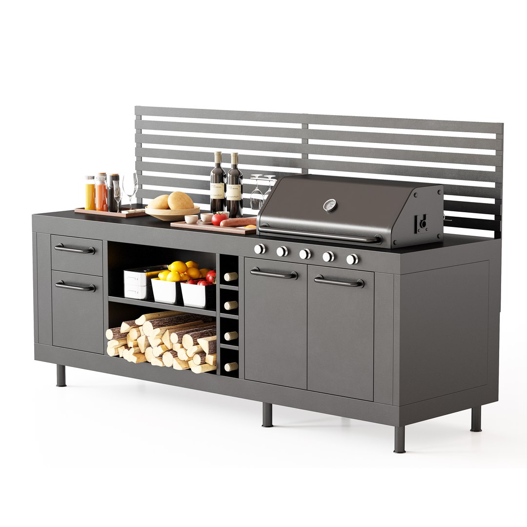 3D Barbecue 51 - TurboSquid 2175541