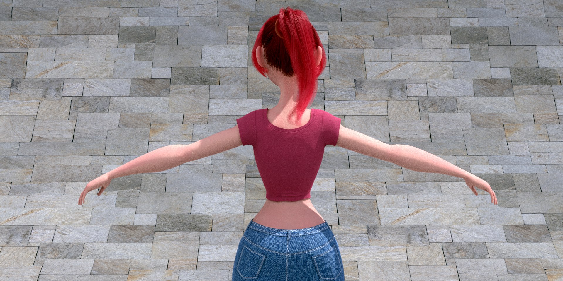 3D model character modeled 2 blender - TurboSquid 1458458