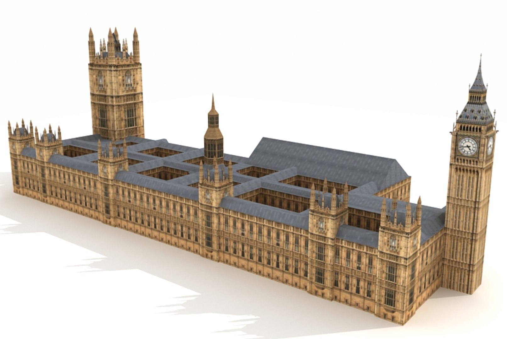 westminster abbey building 3d model