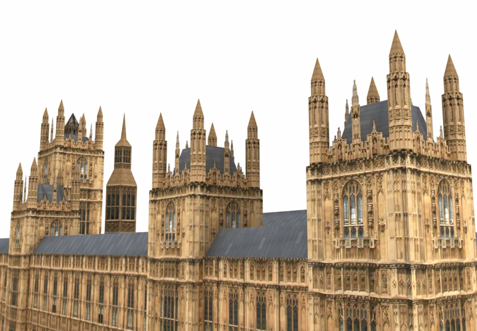 westminster abbey building 3d model